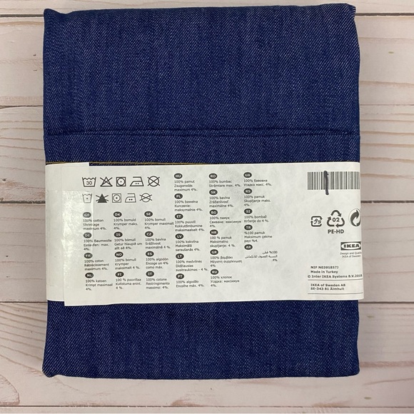 IKEA | Accents | New Ikea Sissil Blue Denim Cushion Cover Only 2x20 ...